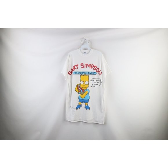 Vintage | Shirts | Vintage 9s The Simpsons Xlt Faded Spell Out Bart ...